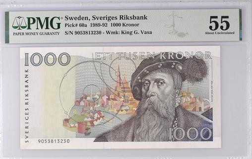 Sweden 1000 Kronor type 1989 | Sweden - The banknote Numizon catalog