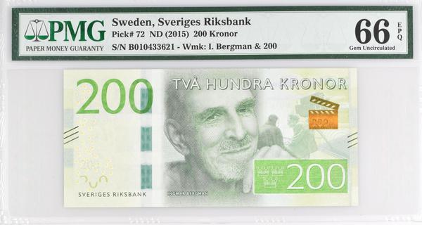 Sweden 200 Kronor type 2015 | Sweden - The banknote Numizon catalog