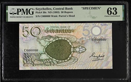 Seychelles 50 rupees | Seychelles - The banknote Numizon catalog