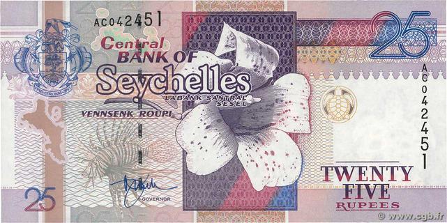 Seychelles's banknotes - The banknote Numizon catalog