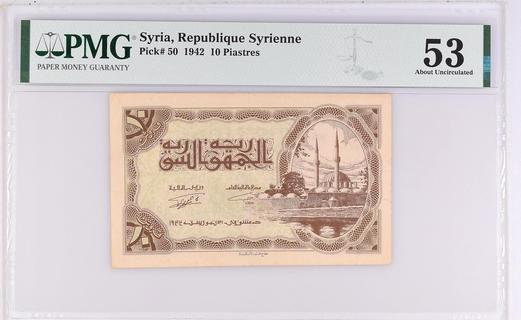 Syria's banknotes - The banknote Numizon catalog