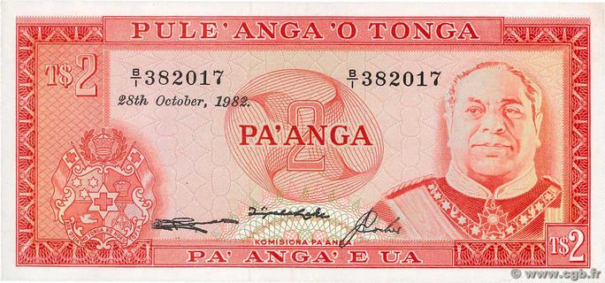 Tonga's banknotes - The banknote Numizon catalog