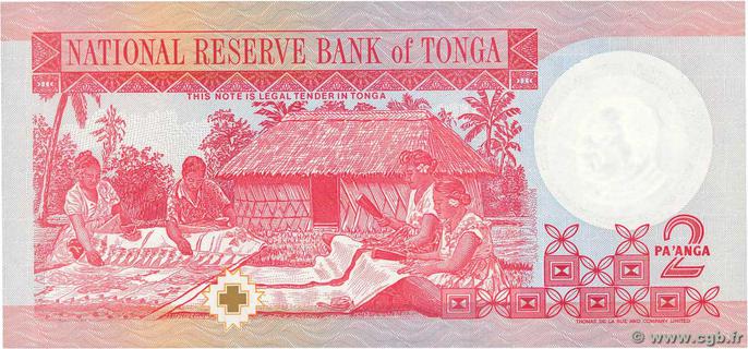 Tonga's banknotes - The banknote Numizon catalog