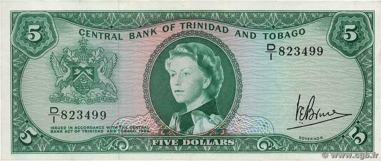 Trinidad and Tobago's banknotes - The banknote Numizon catalog