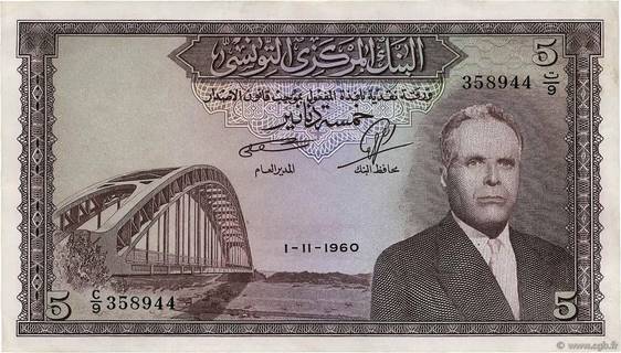 Tunisia Banknotes - The banknote Numizon catalog