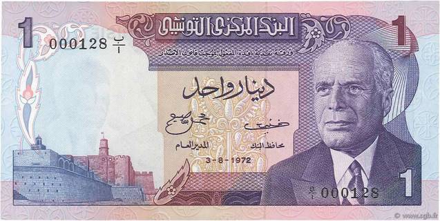 Tunisia Banknotes - The banknote Numizon catalog