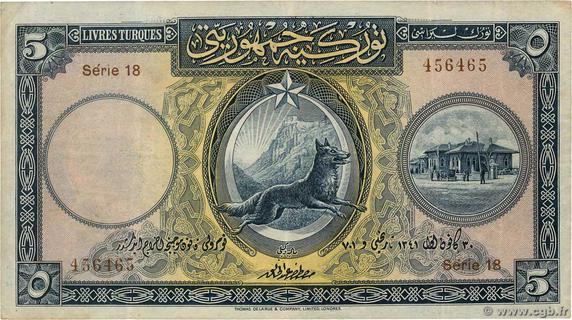 Turkey's banknotes - The banknote Numizon catalog