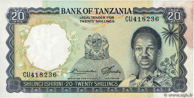 Tanzania's banknotes - The banknote Numizon catalog