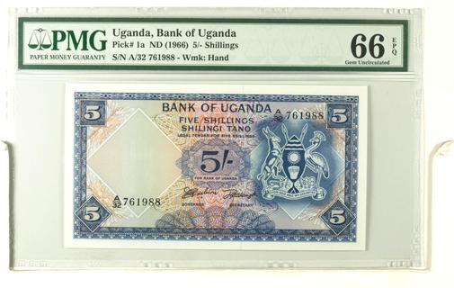 Uganda's banknotes - The banknote Numizon catalog