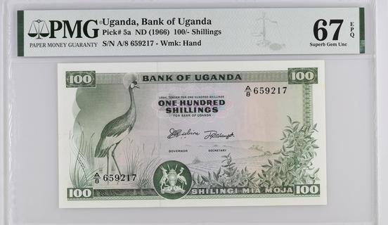 Uganda's banknotes - The banknote Numizon catalog