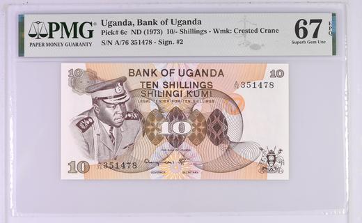 Uganda's banknotes - The banknote Numizon catalog