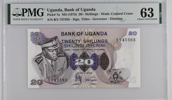 Uganda's banknotes - The banknote Numizon catalog
