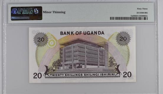 Uganda's banknotes - The banknote Numizon catalog