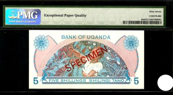 Uganda's banknotes - The banknote Numizon catalog