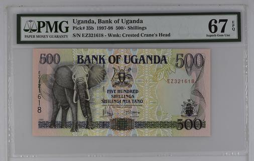Uganda's banknotes - The banknote Numizon catalog