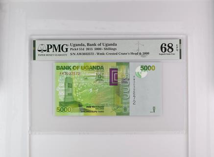Uganda's banknotes - The banknote Numizon catalog
