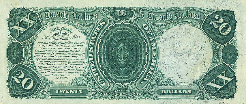 20 dollars Type 1875-1880 | États-Unis - Le catalogue Numizon