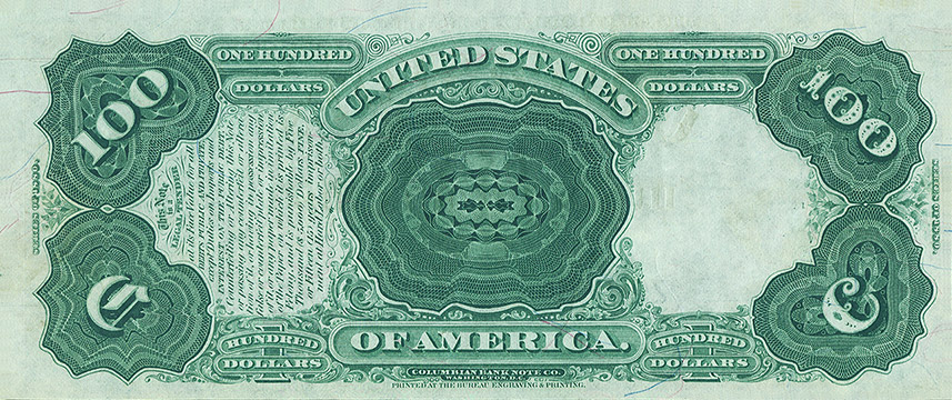 100 dollars Type 1875-1880 | United States of America - The banknote ...
