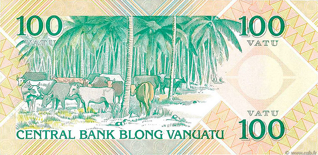 Vanuatu 100 vatu Type 1982 | Vanuatu - The banknote Numizon catalog