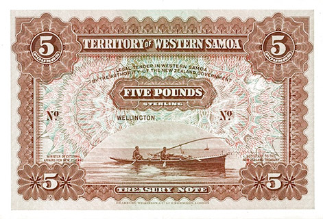 Samoa's banknotes - The banknote Numizon catalog