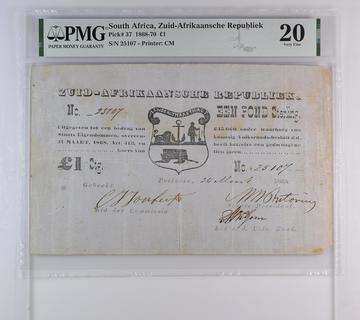 South Africa's banknotes - The banknote Numizon catalog