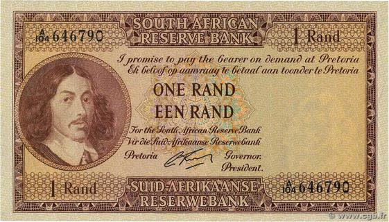South Africa 1 rand | South Africa - The banknote Numizon catalog