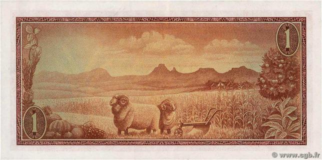 South Africa 1 rand | South Africa - The banknote Numizon catalog