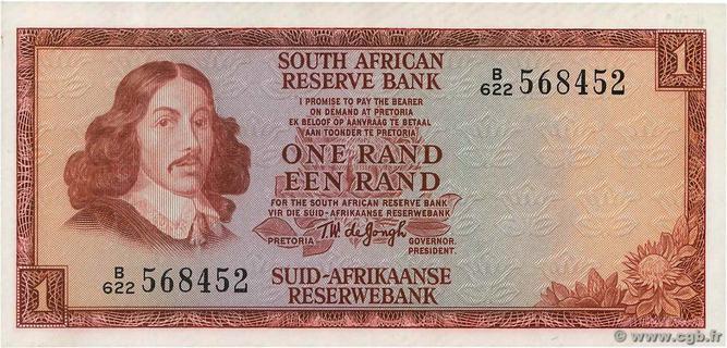 South Africa 1 rand | South Africa - The banknote Numizon catalog
