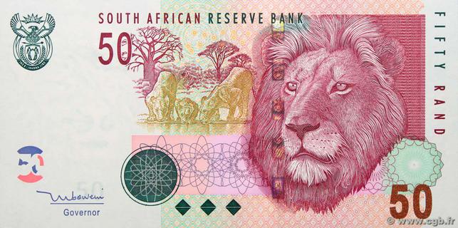 South Africa 50 rand | South Africa - The banknote Numizon catalog