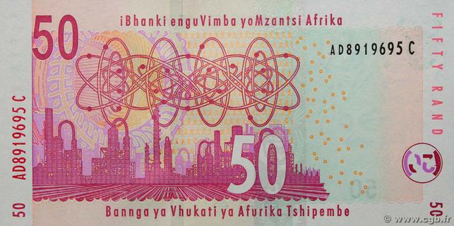 South Africa 50 rand | South Africa - The banknote Numizon catalog