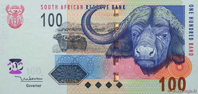 South Africa 100 rand | South Africa - The banknote Numizon catalog