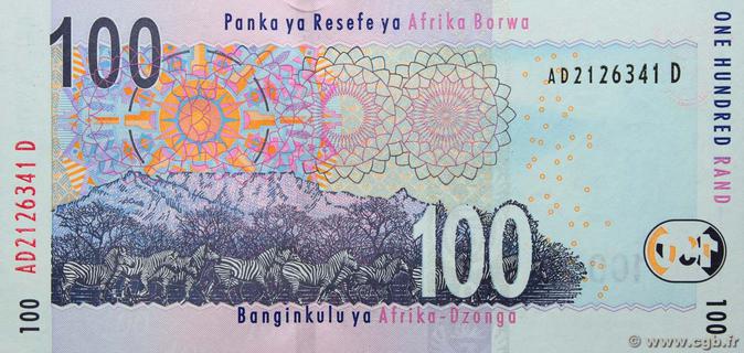 South Africa 100 rand | South Africa - The banknote Numizon catalog