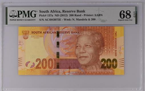 South Africa 200 rand | South Africa - The banknote Numizon catalog