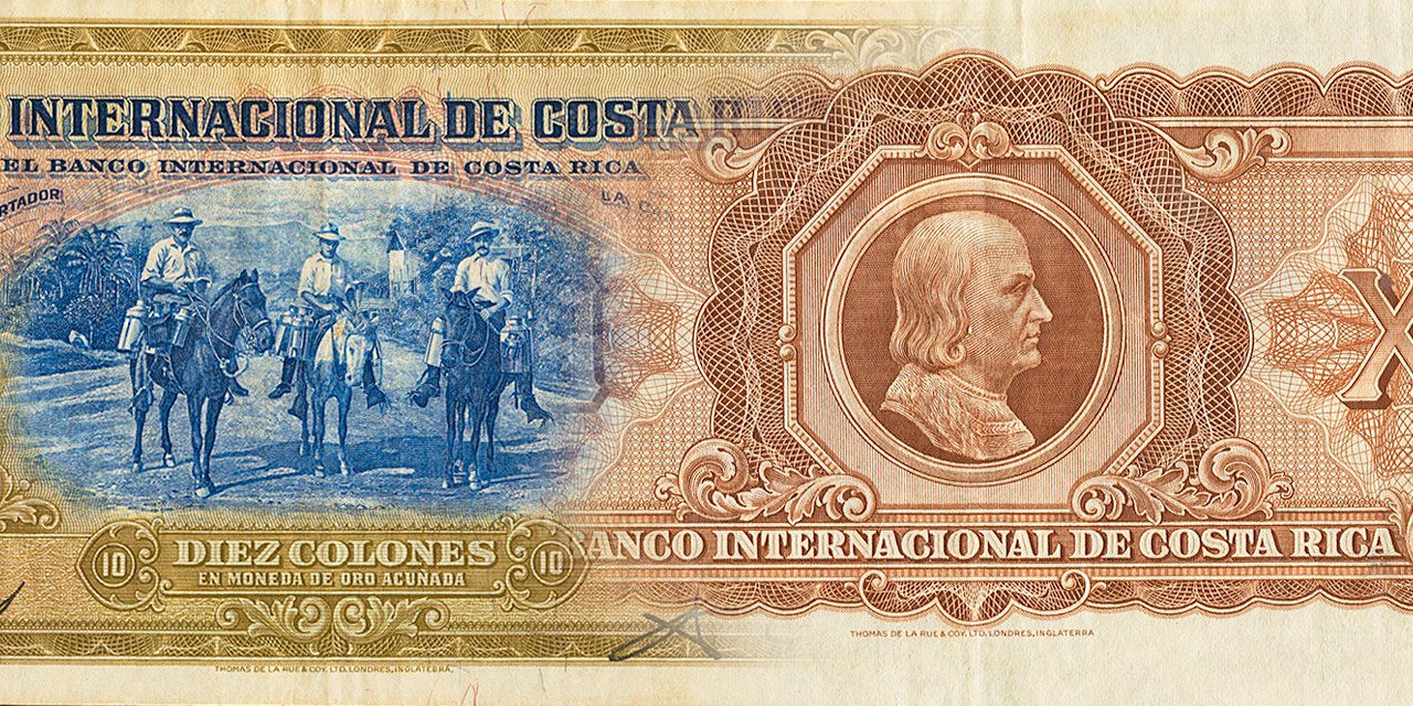 10 colones Costa Rica Type 1932-1936 | Numizon