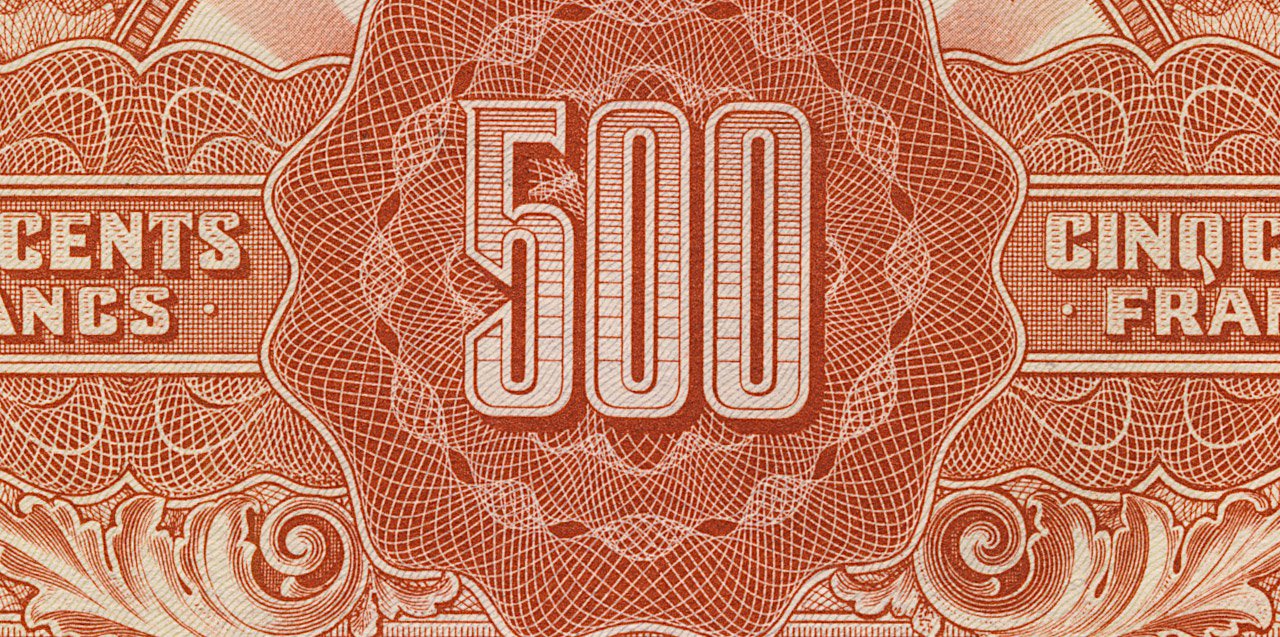 500 francs Marianne type 1945 | Numizon