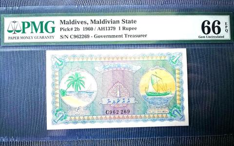 Maldives's banknotes - The banknote Numizon catalog