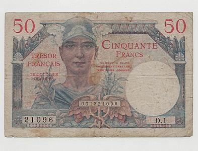 50 francs type 1947 French Treasury | Numizon
