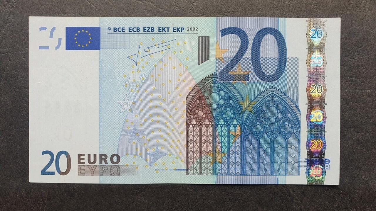 Billet 20 euro type 2002 Union Européenne | 2002 | Pick #3,10,16 TBB B103