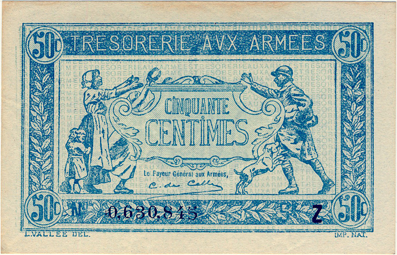 French Treasury notes of the First World War - The banknote Numizon catalog